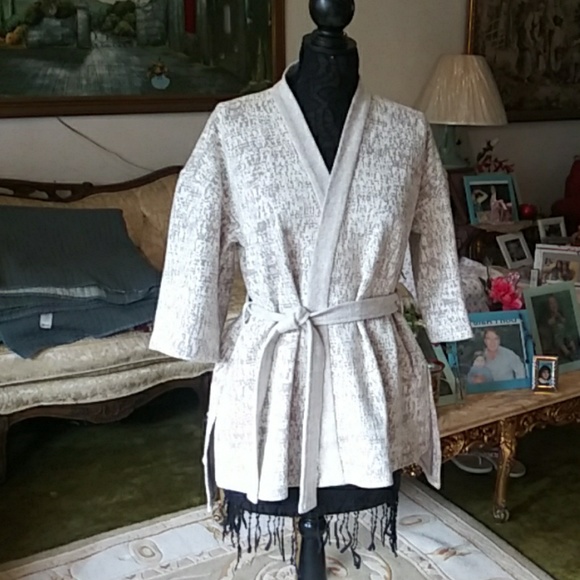 H by Halston | Jackets & Coats | H By Halston Kimono Style Cardigan ...